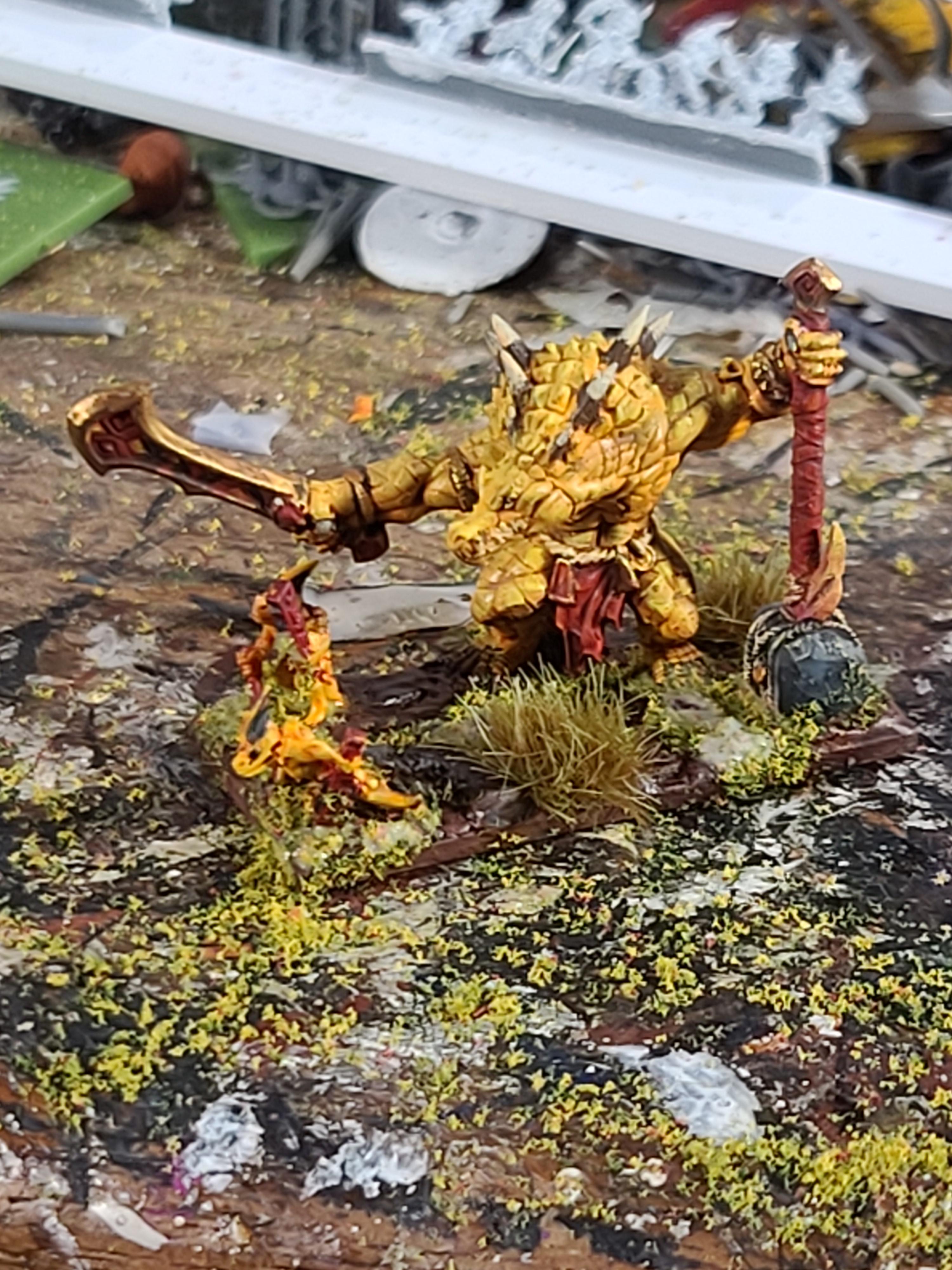 10mm, Artisans Guild, Excellent Miniatures, Forest Dragon Design, Kroxigor, Lizardmen, Marvelous ...